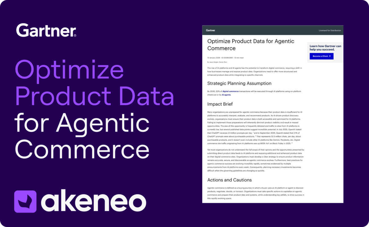 Gartner® Hype Cycle™ for Digital Commerce, 2026 | Akeneo